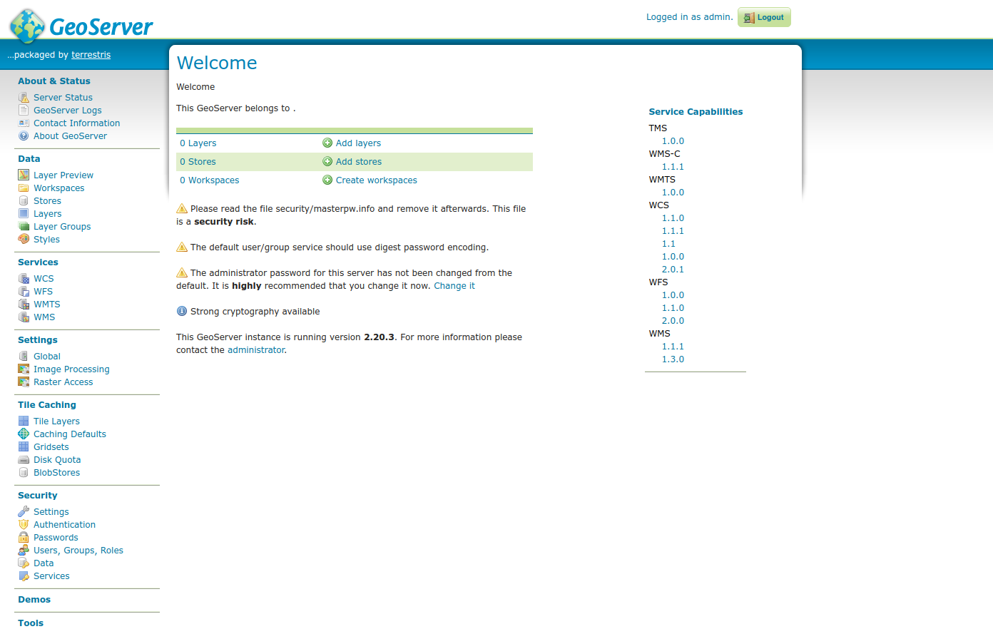 GeoServer · Orchestrierung einer GDI über Docker