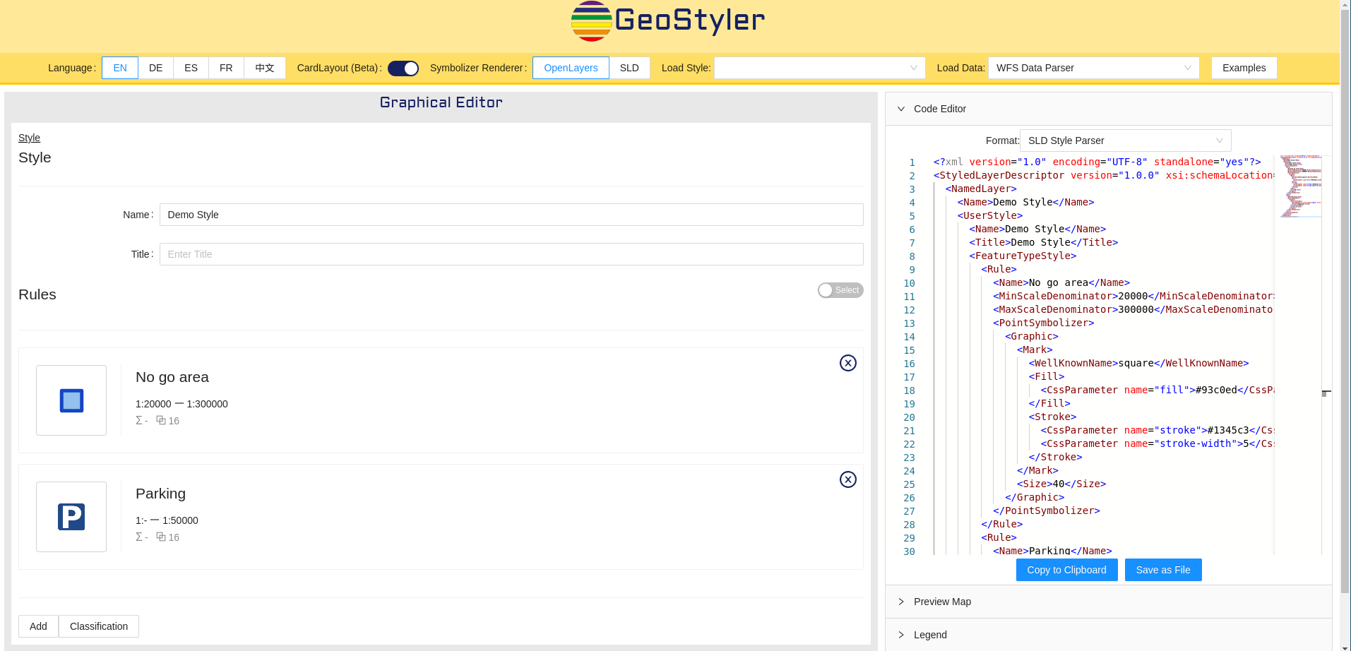 GeoStyler – Generic Styler for Geodata